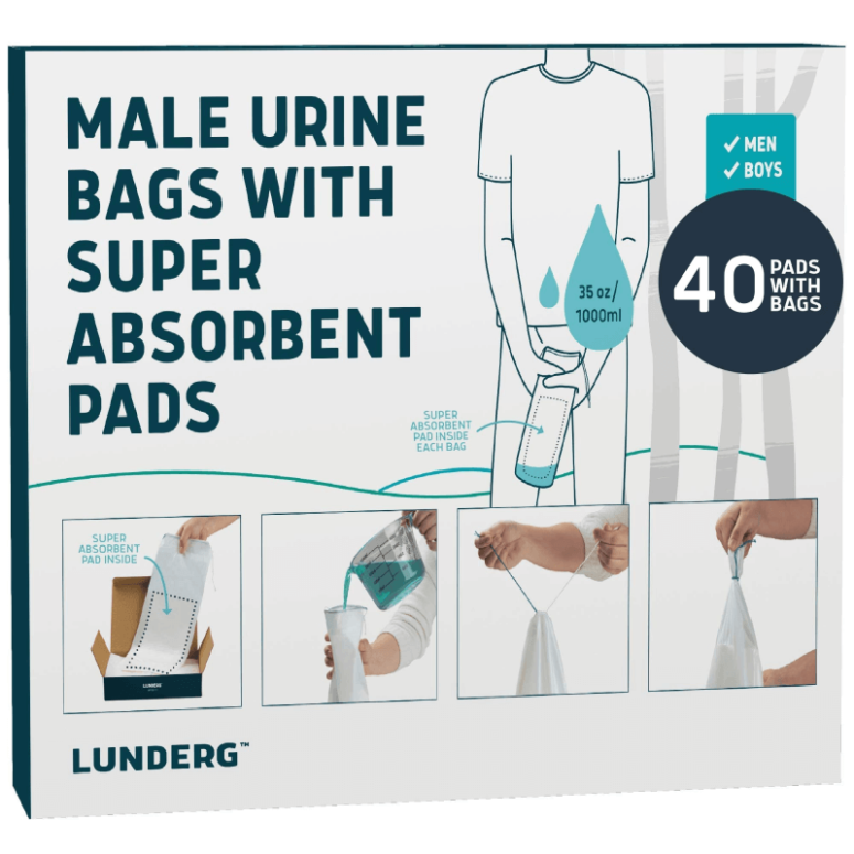 Urine Absorbent Pads for Adults | Lunderg
